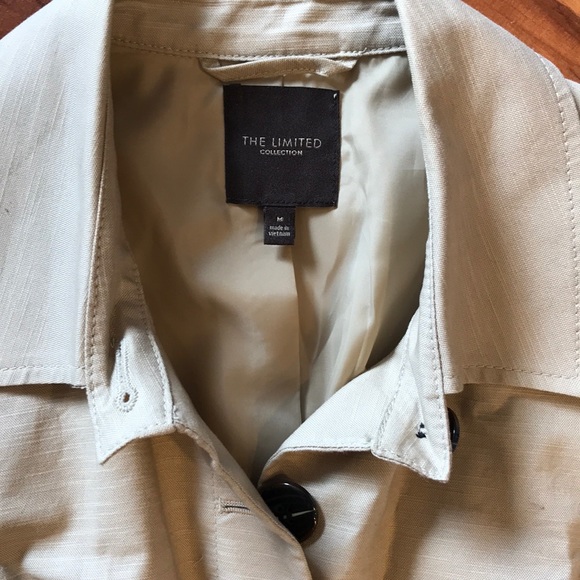 The Limited | Jackets & Coats | Khaki Lenin Jacket With Belt | Poshmark